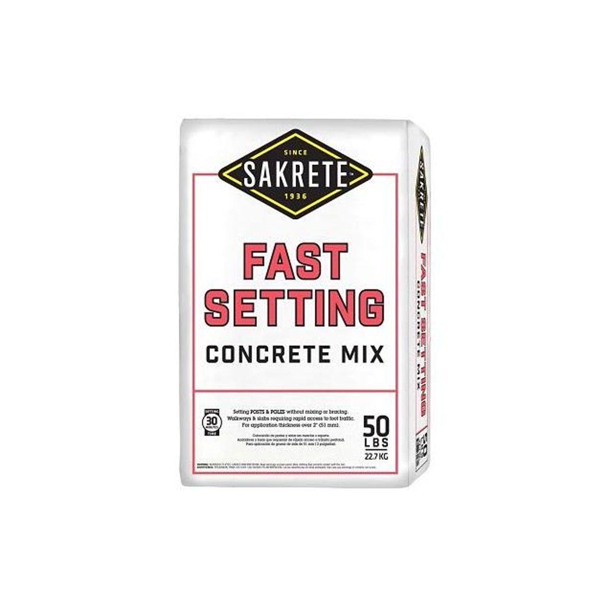 Sakrete 50 Lb. Fast Setting Concrete Mix | True Value Hardware