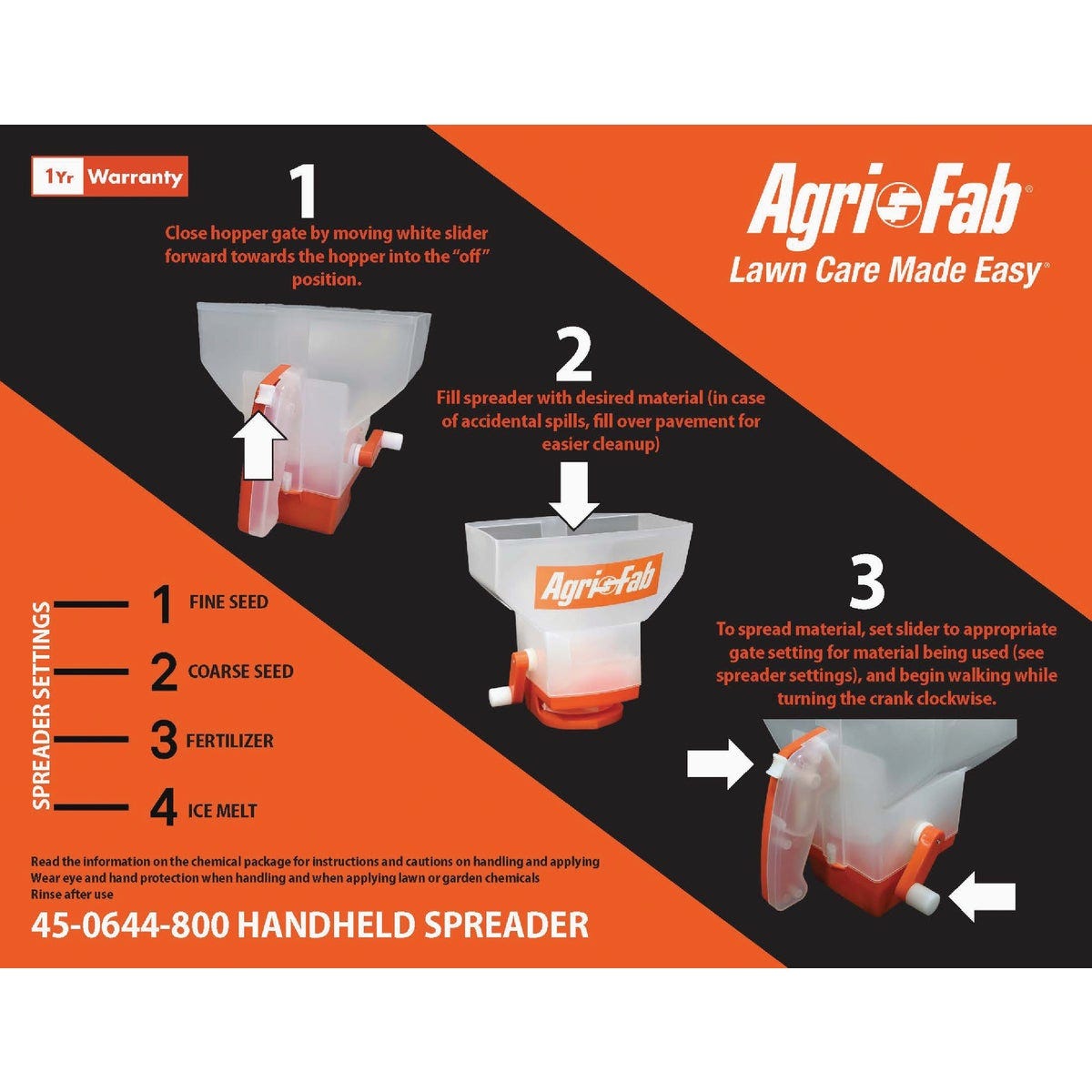 Agri-Fab 1 Gal. Hand-Held Spreader | True Value Hardware