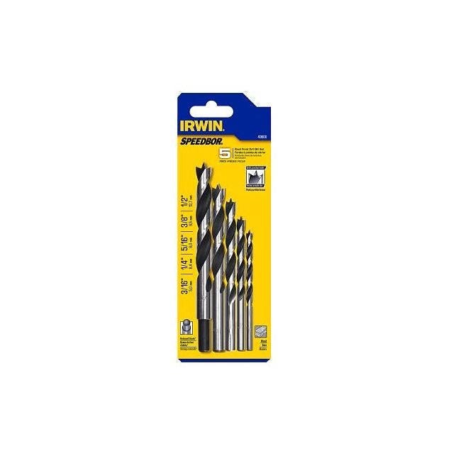 Irwin Speedbor Brad-Point Drill Bit Set (5-Piece) | True Value Hardware