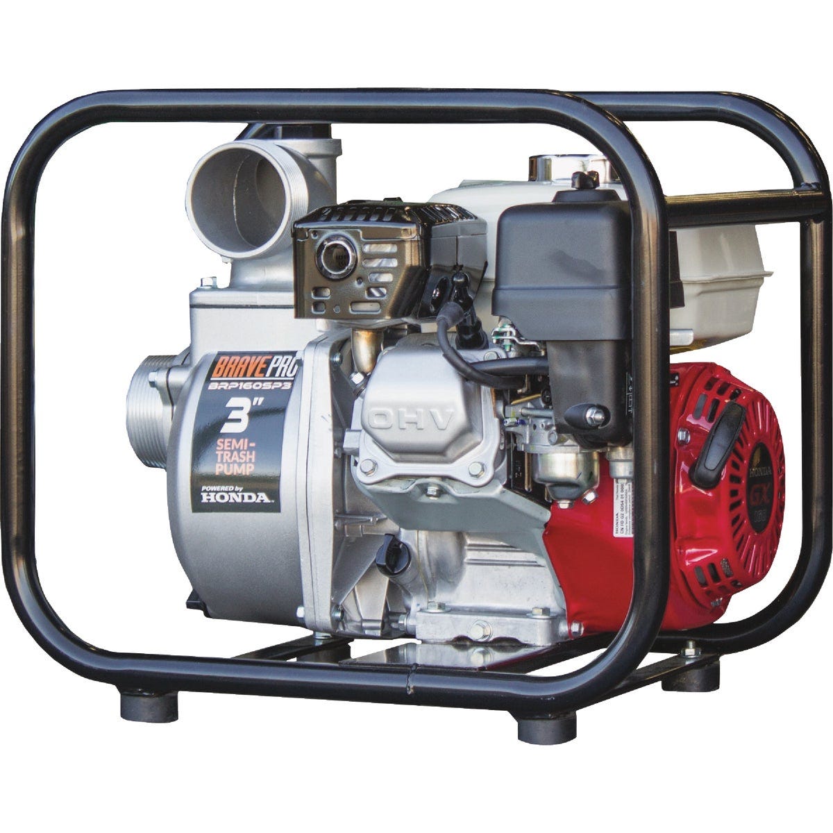 Brave 3 In. Semi-Trash Pump with Honda GX160 | Do it Best
